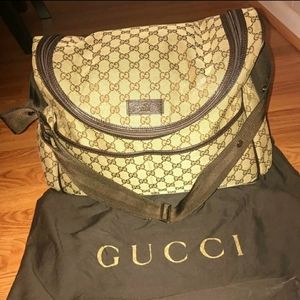 Gucci Bags | Rare Authentic Gg Supreme Diaper Bag | Poshmark